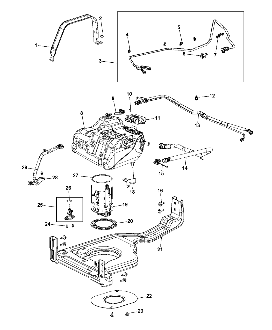 2015 Ram 3500 Pickup Diesel Exhaust Fluid System