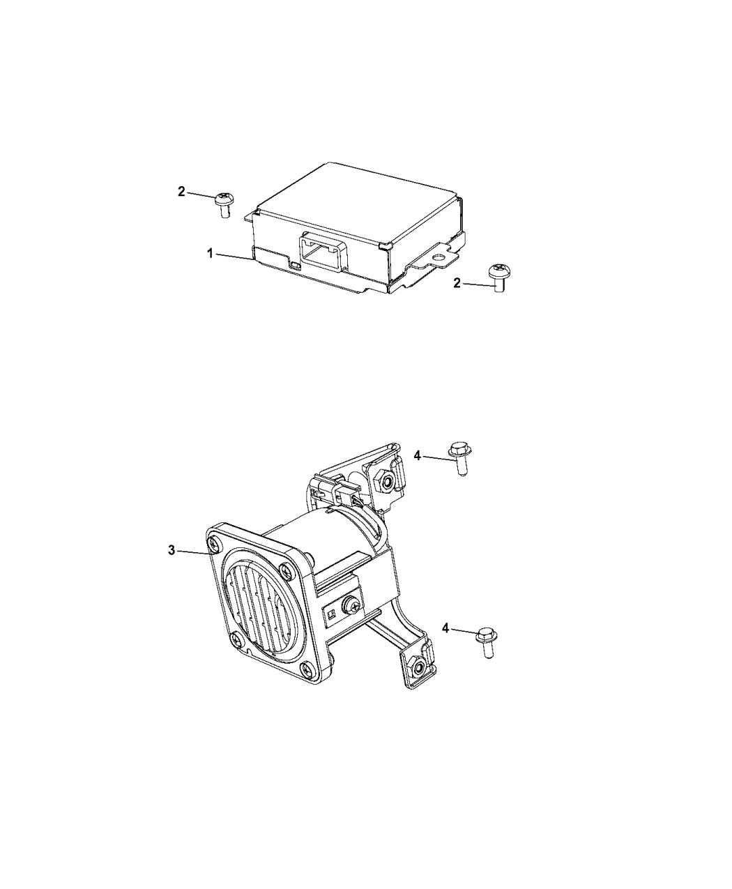 2017 Chrysler Pacifica Module, Electronic Horn & Pedestrian
