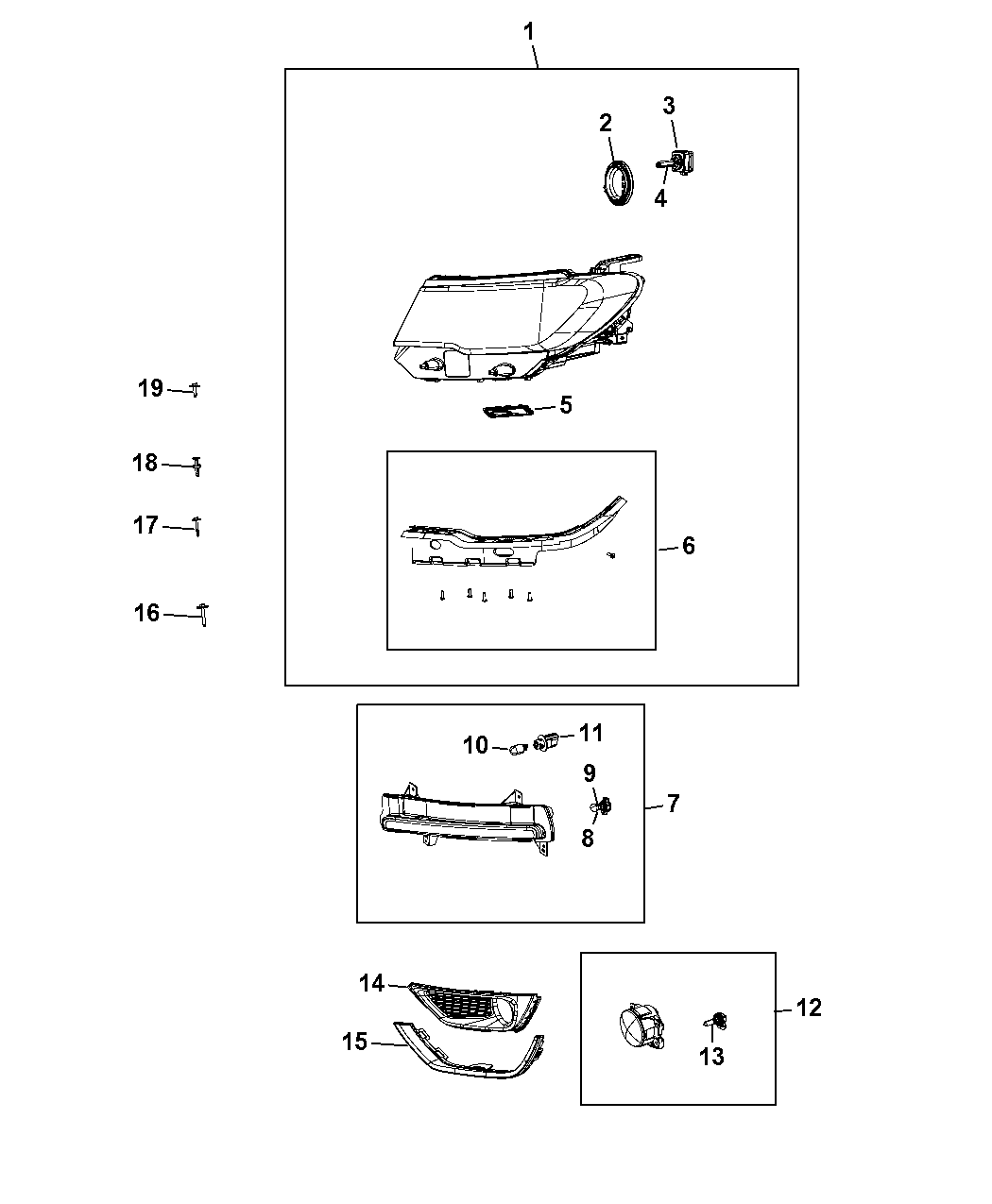 L0000D3S - Genuine Mopar HEADLAMP-HEADLAMP