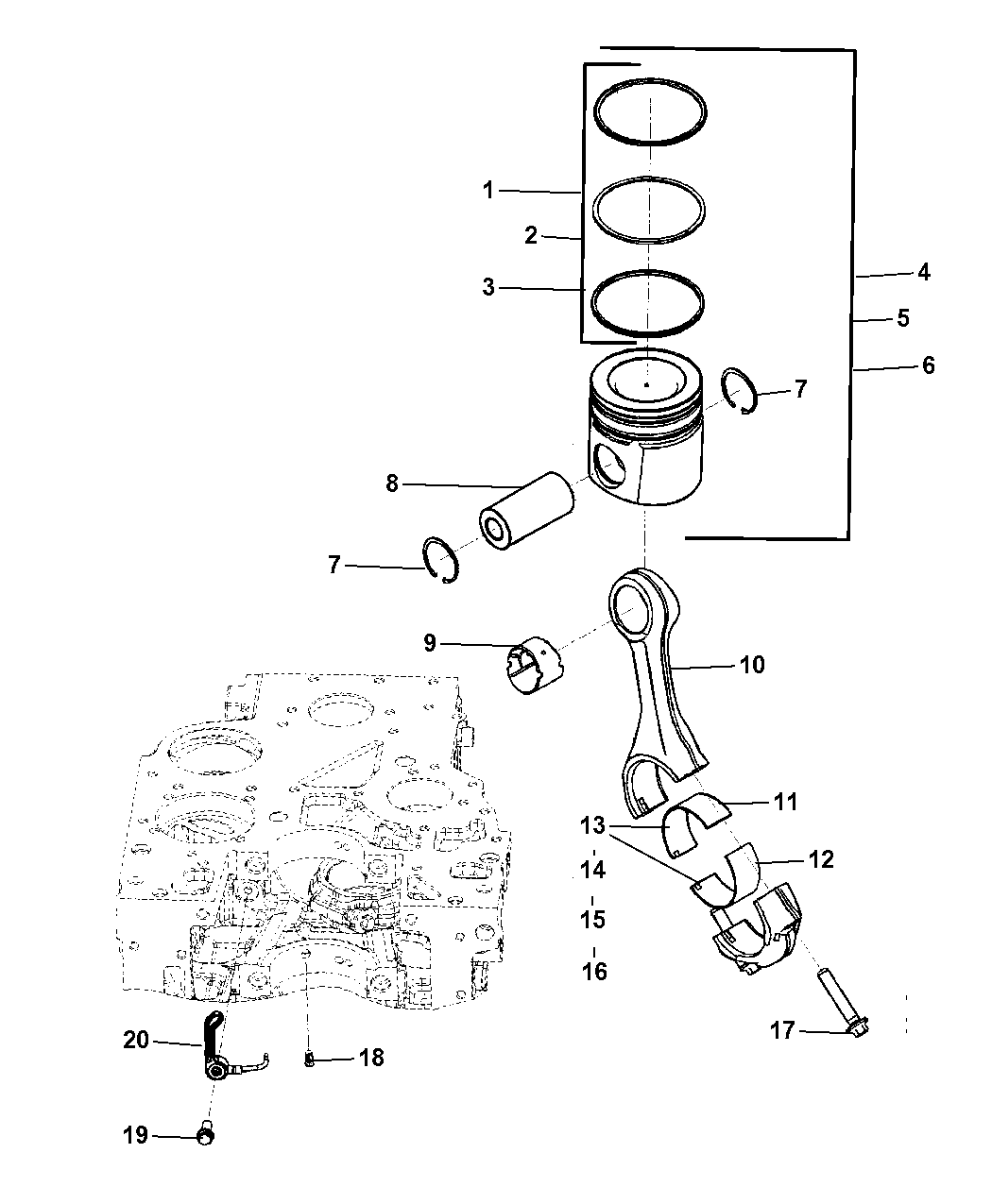 68001948AA - Genuine Mopar BEARING-CONNECTING ROD