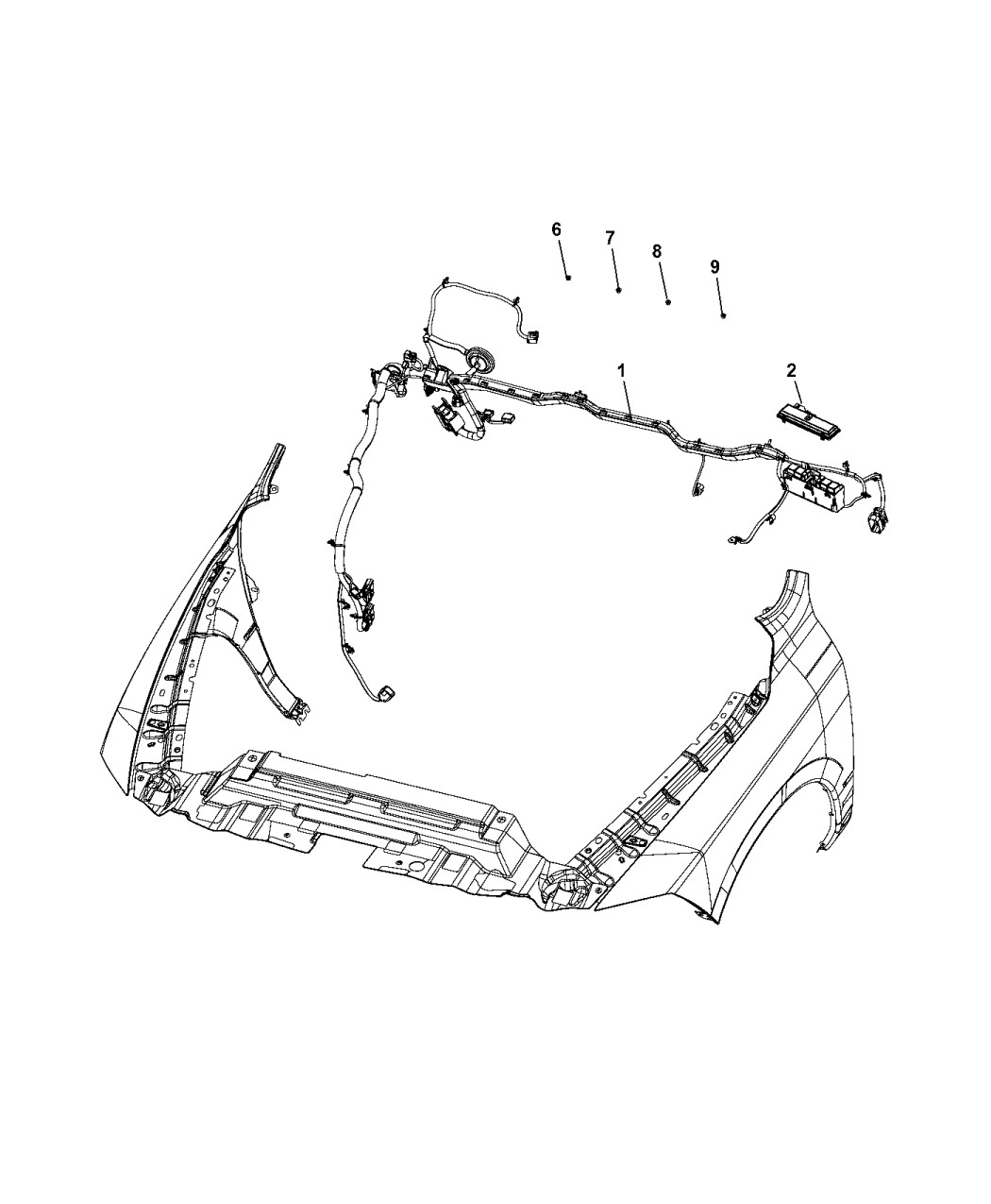 68338761AA - Genuine Mopar POWER DISTRIBUTION CENTER