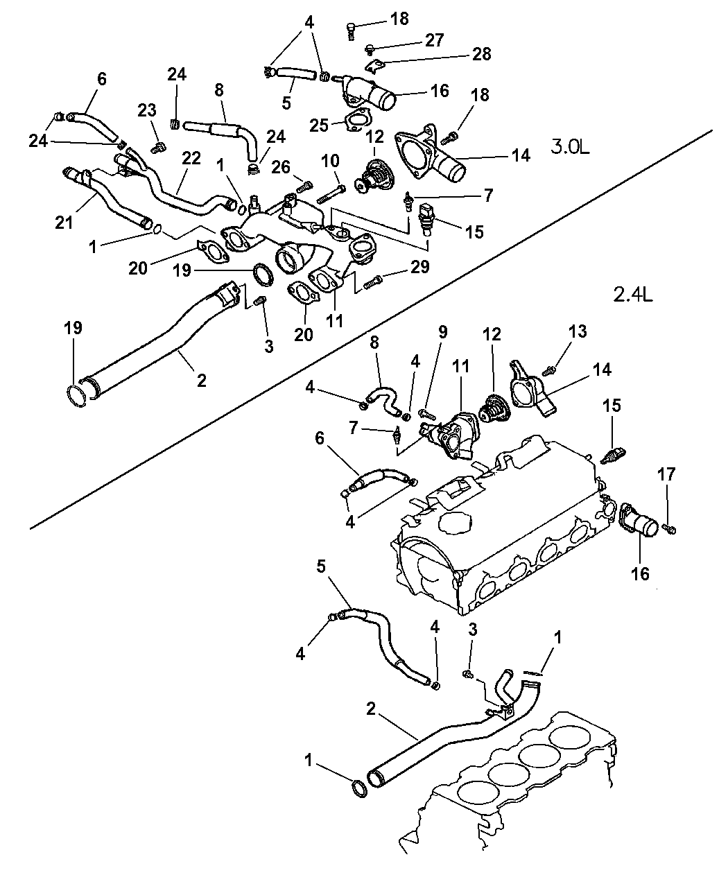 MD359568 - Genuine Mopar TUBE-WATER INLET