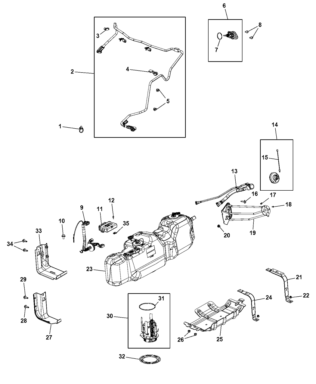 52013230AA - Genuine Mopar CLIP-TUBE