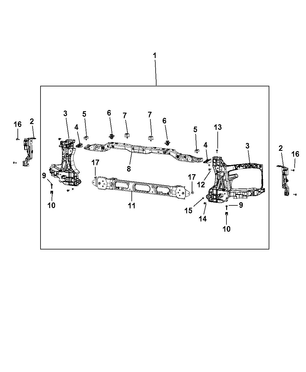 68217759AA - Genuine Mopar BUMPER-HOOD ADJUSTER