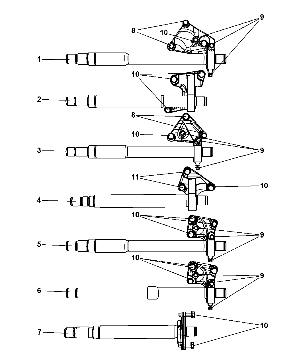 5085094AC - Genuine Mopar SHAFT-INTERMEDIATE