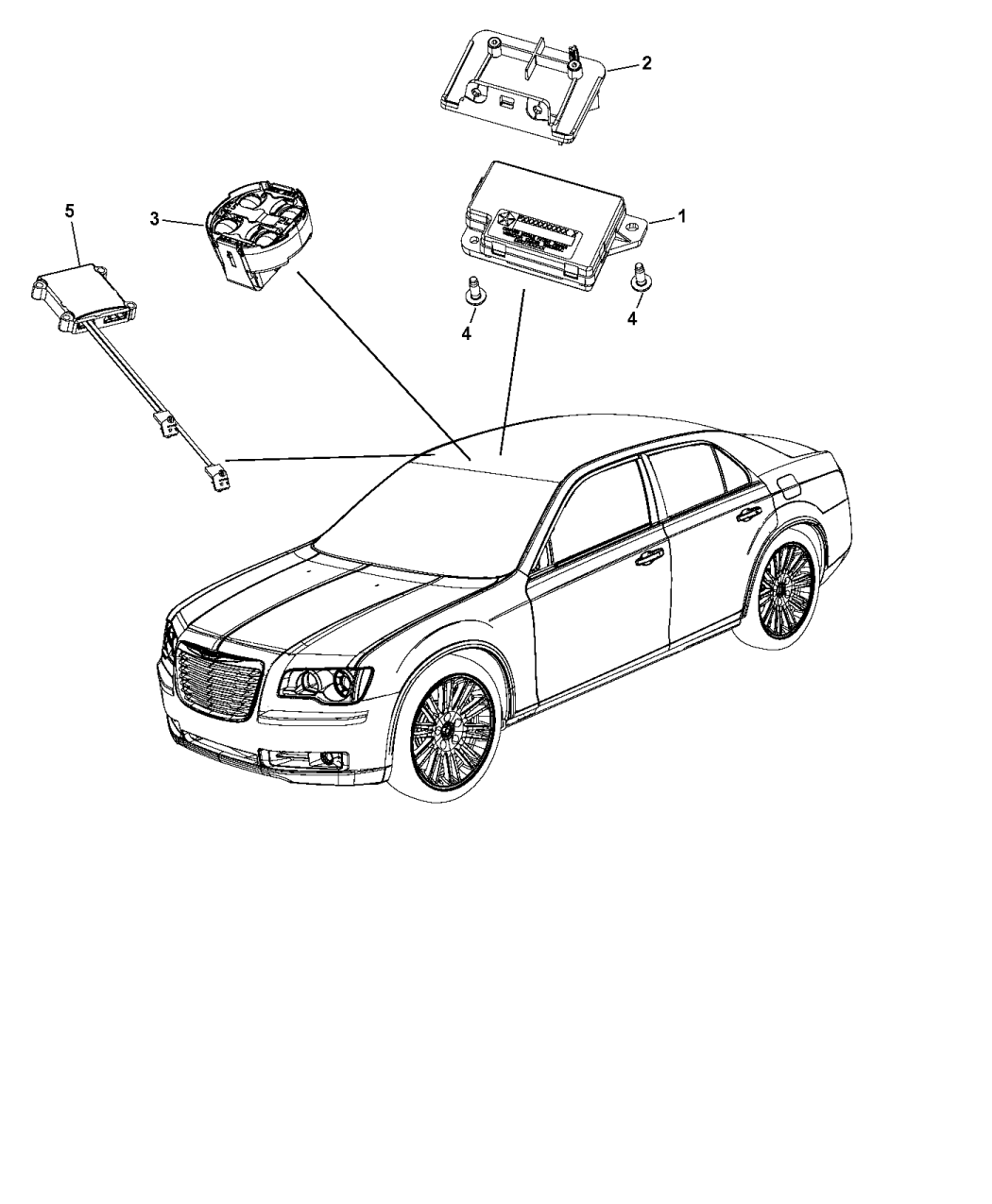 5026608AD - Genuine Mopar MODULE-RAIN SENSOR