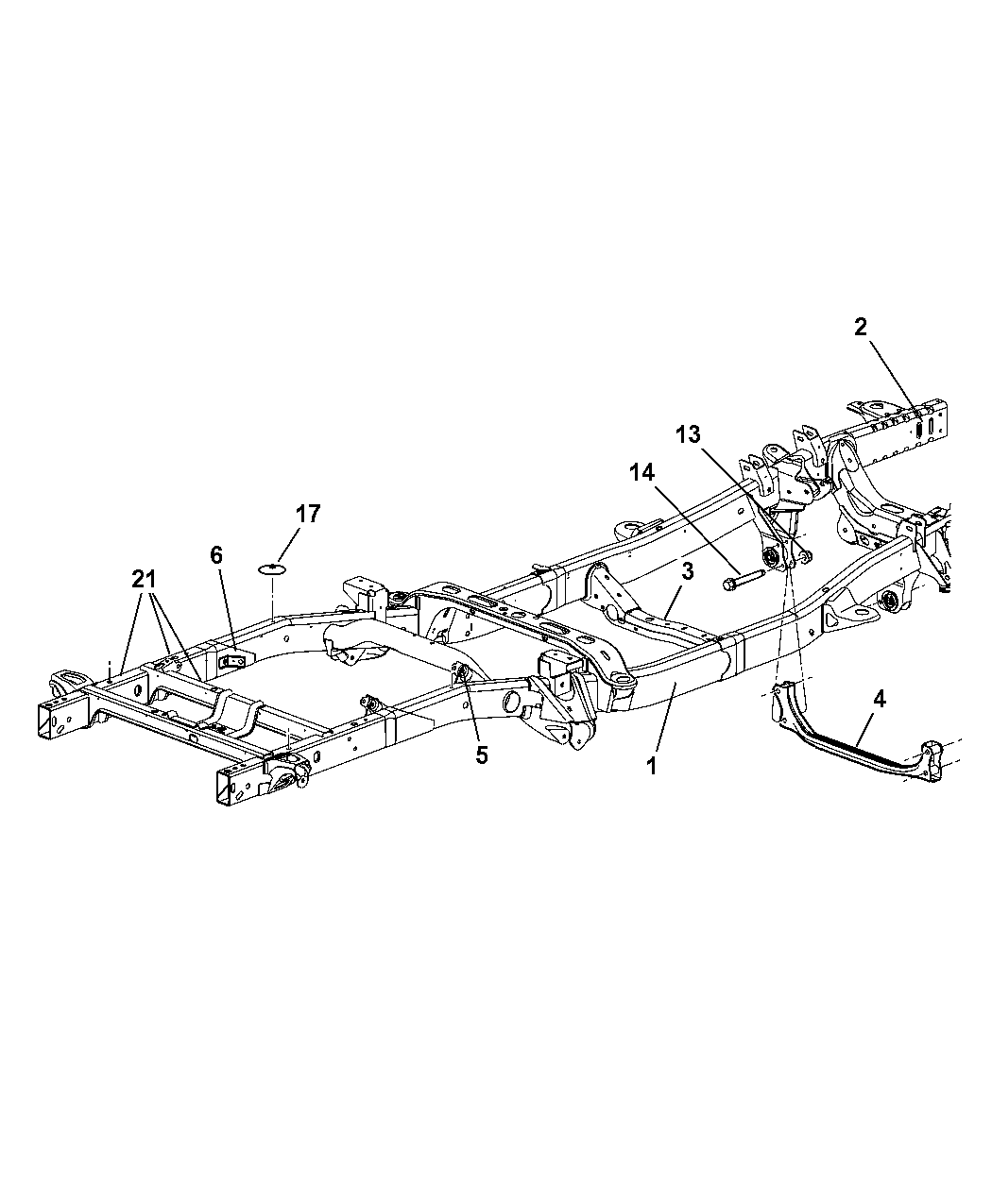 2003 Dodge Ram 2500 Frame - Mopar Parts Giant