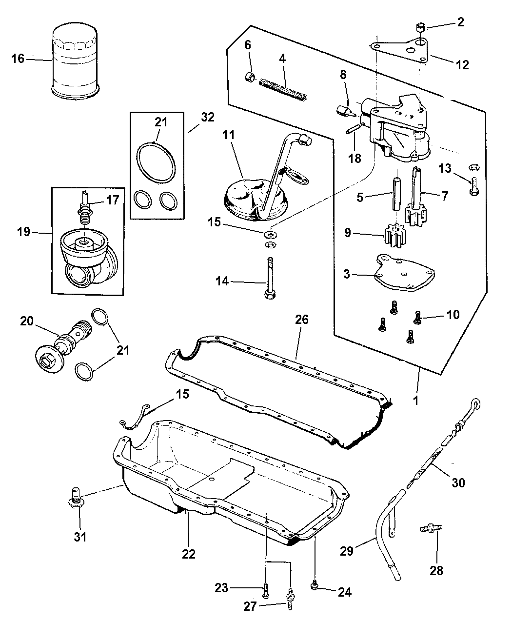 53010511AA - Genuine Mopar BRACKET-ENGINE OIL PAN