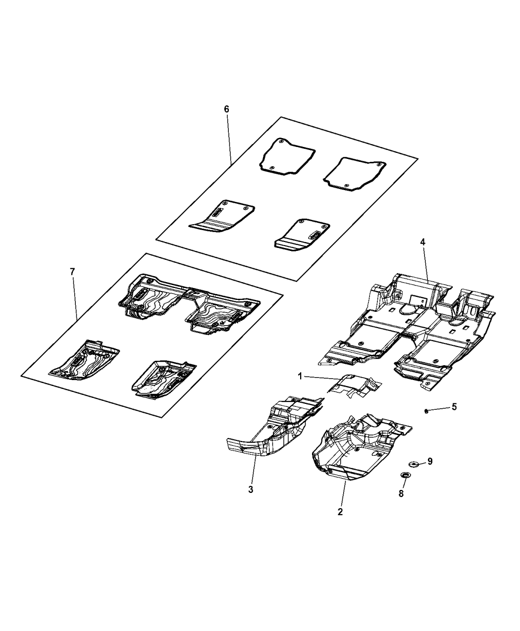 2020 Jeep Gladiator Carpet, Complete - Mopar Parts Giant