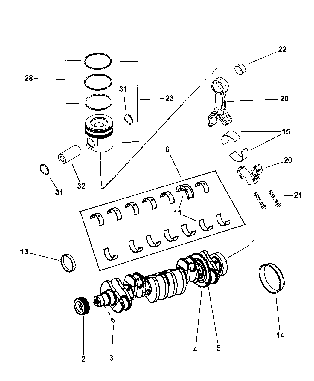5011783AA - Genuine Mopar CRANKSHFT-SENSOR
