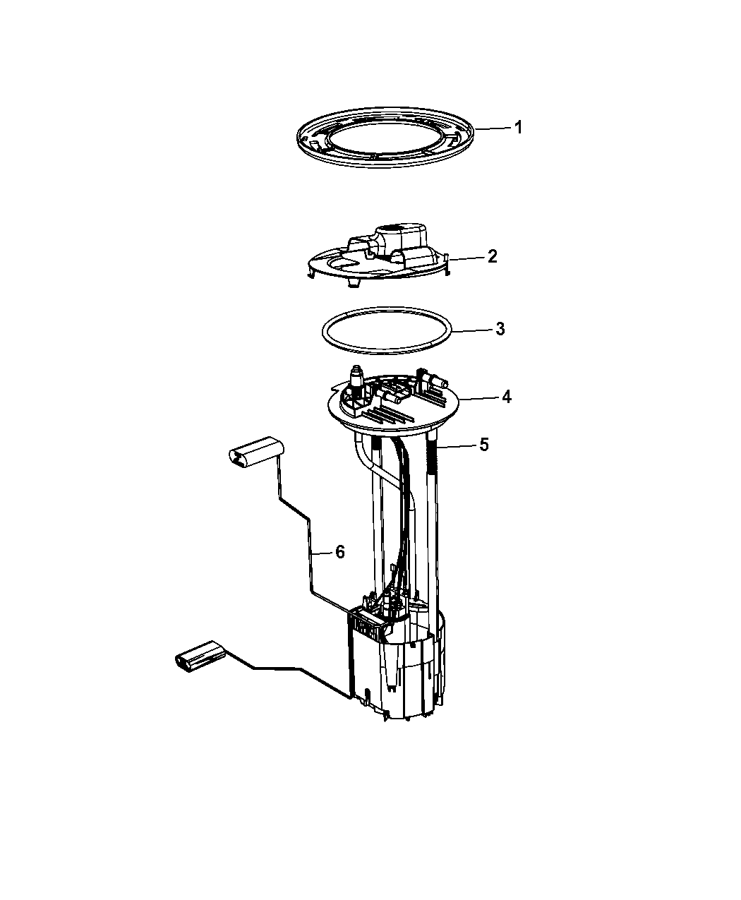 2010 Dodge Ram 3500 Cab Chassis Fuel Pump Module