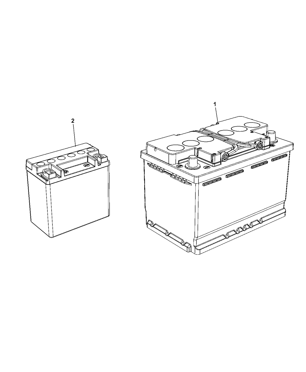 2020 Jeep Wrangler Battery - Mopar Parts Giant
