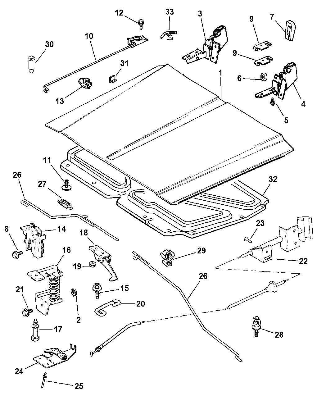 6505175AA - Genuine Mopar NUT-RIVET