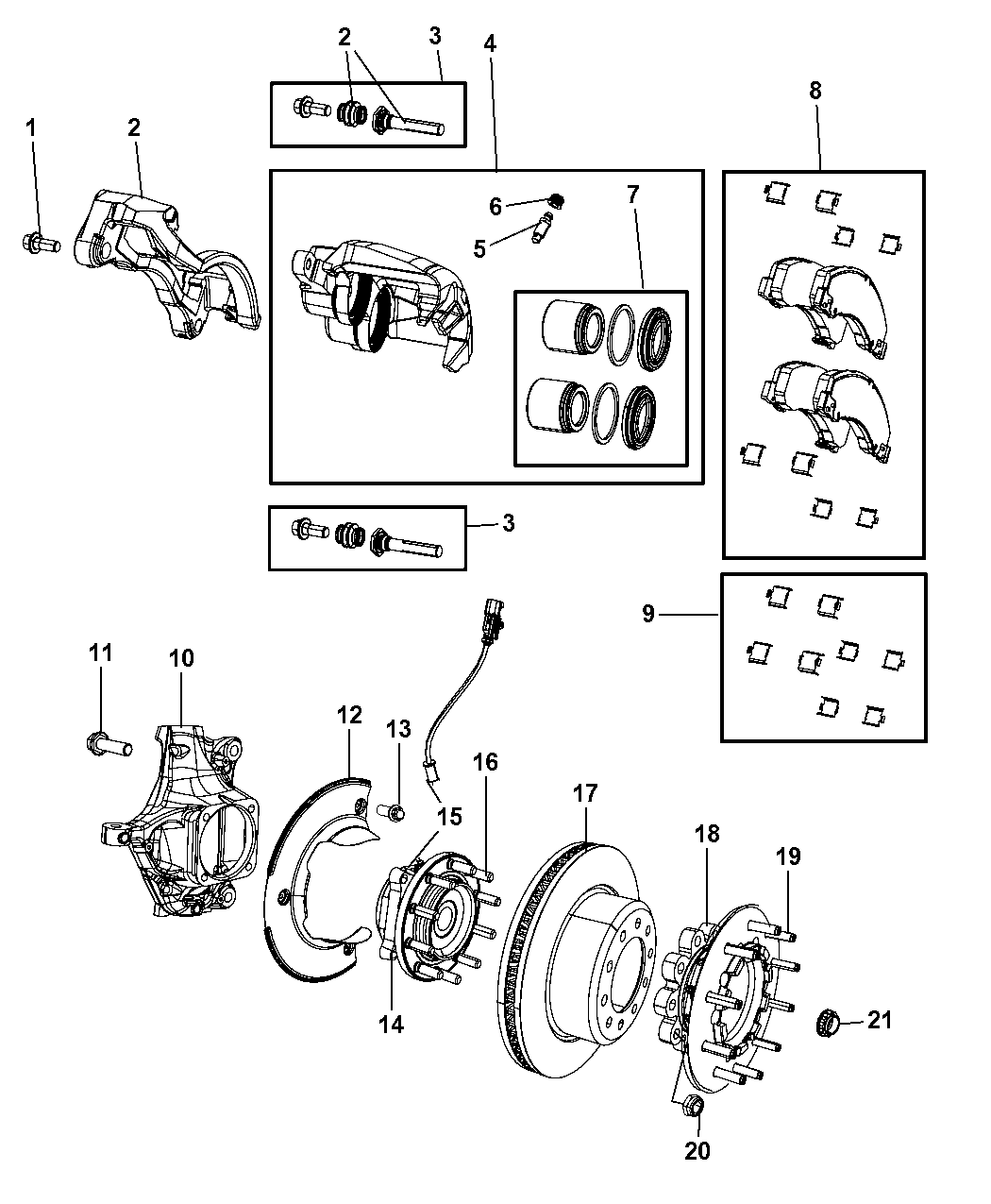 68143030AA - Genuine Mopar HUB-WHEEL HOUSE