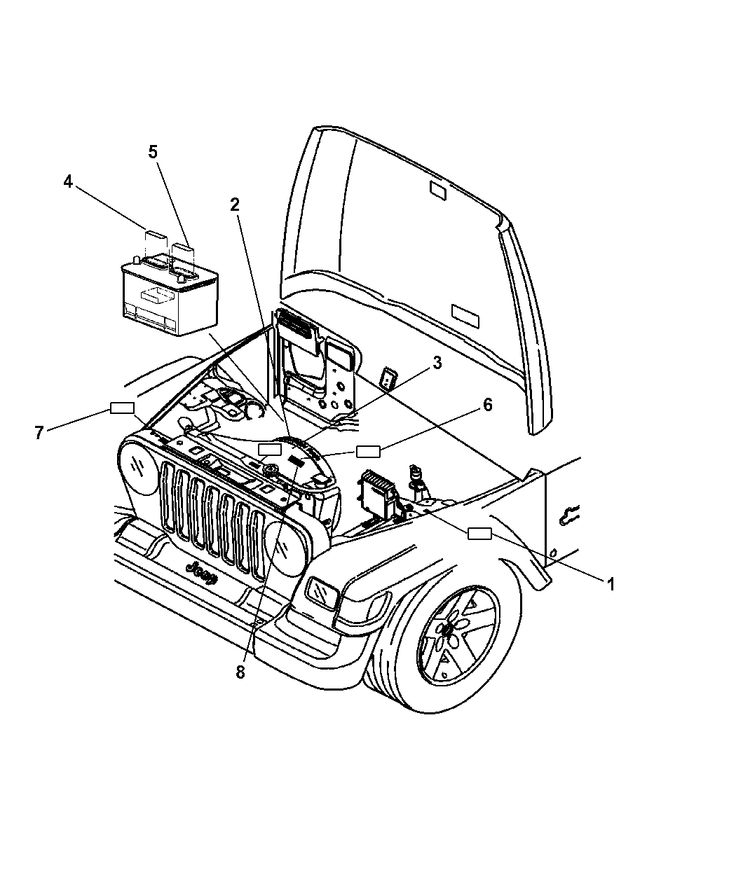 Diagram Of Oil Ports On 2.5 Jeep Engine Motors 21.5 Inch For