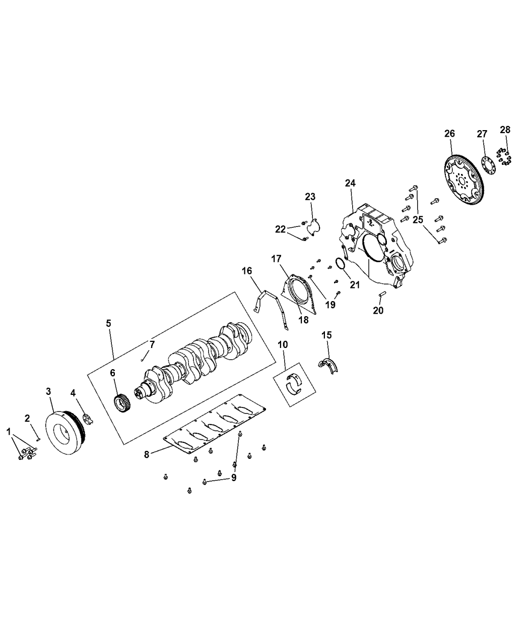 68447570AA - Genuine Mopar CRANKSHAFT