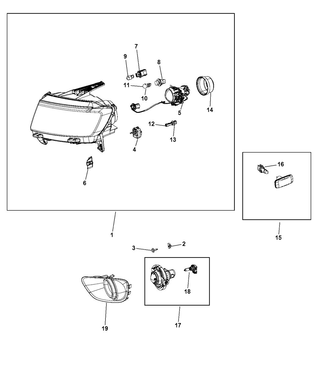 L0009012LL - Genuine Mopar BULB-HEADLAMP