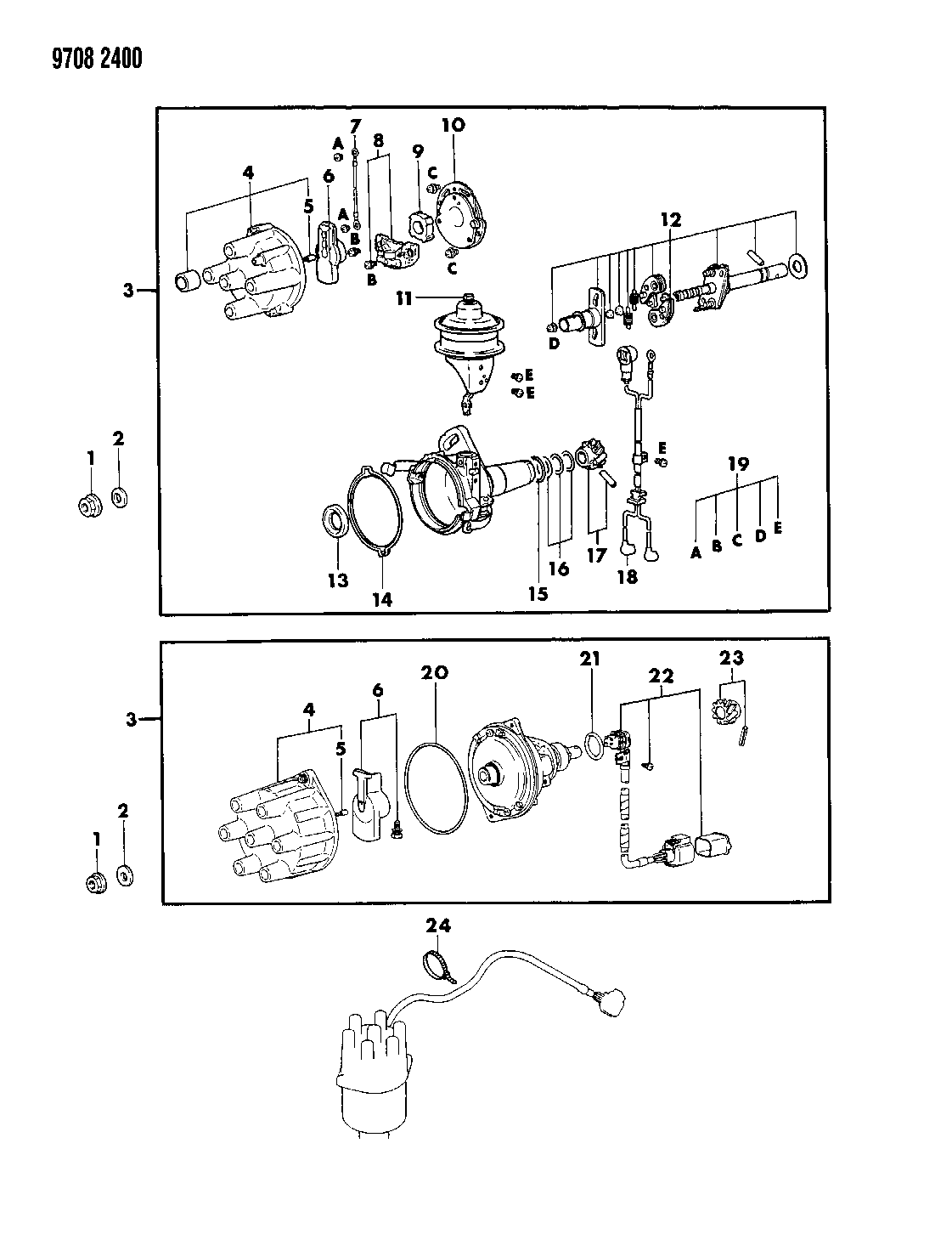 1989 Dodge Raider Distributor - Mopar Parts Giant
