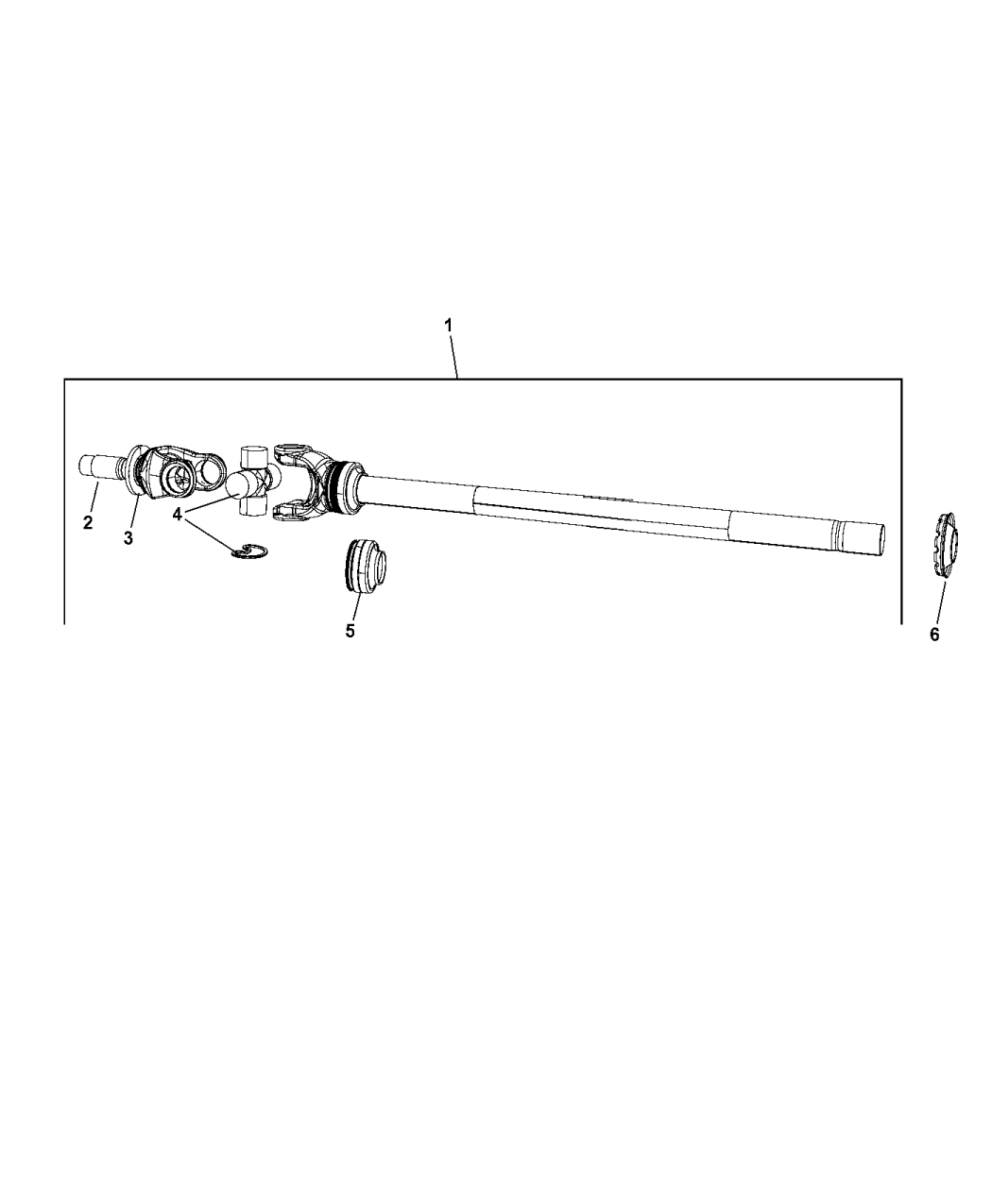2009 Dodge Ram 5500 Front Axle Shafts - Mopar Parts Giant
