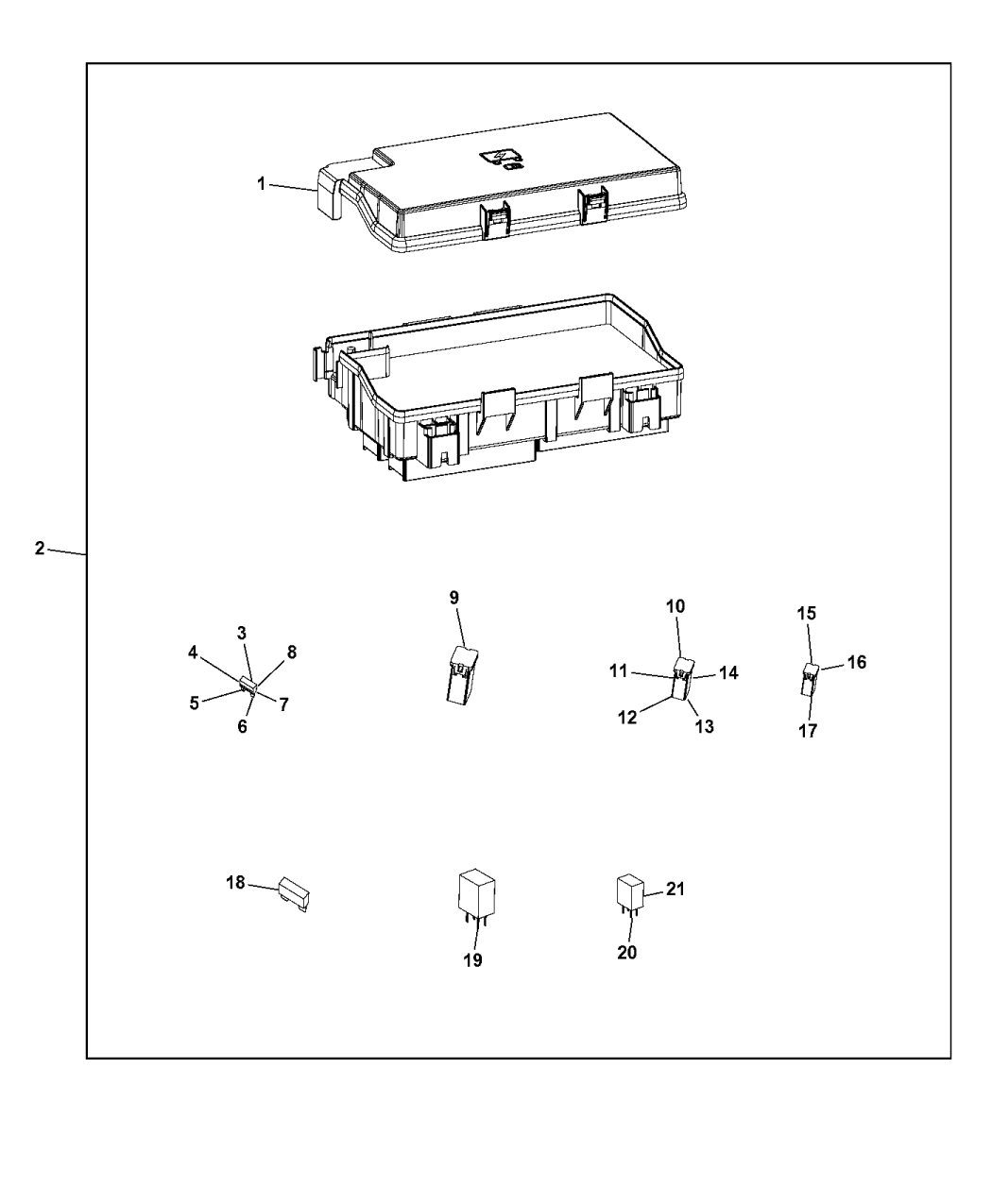 68243265AC - Genuine Mopar PDC-INTELLIGENT POWER