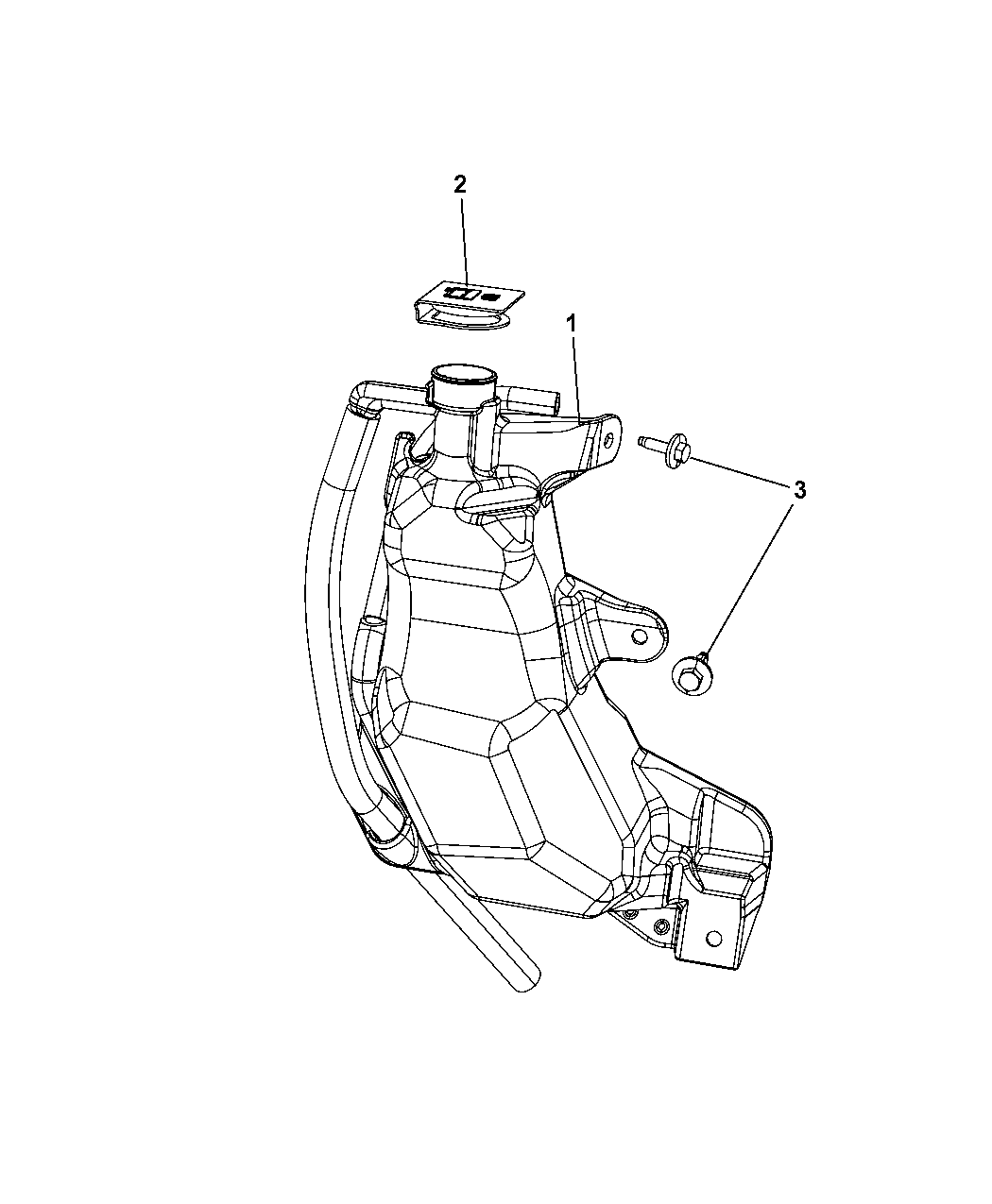 2013 Dodge Durango Coolant Recovery Bottle - Mopar Parts Giant