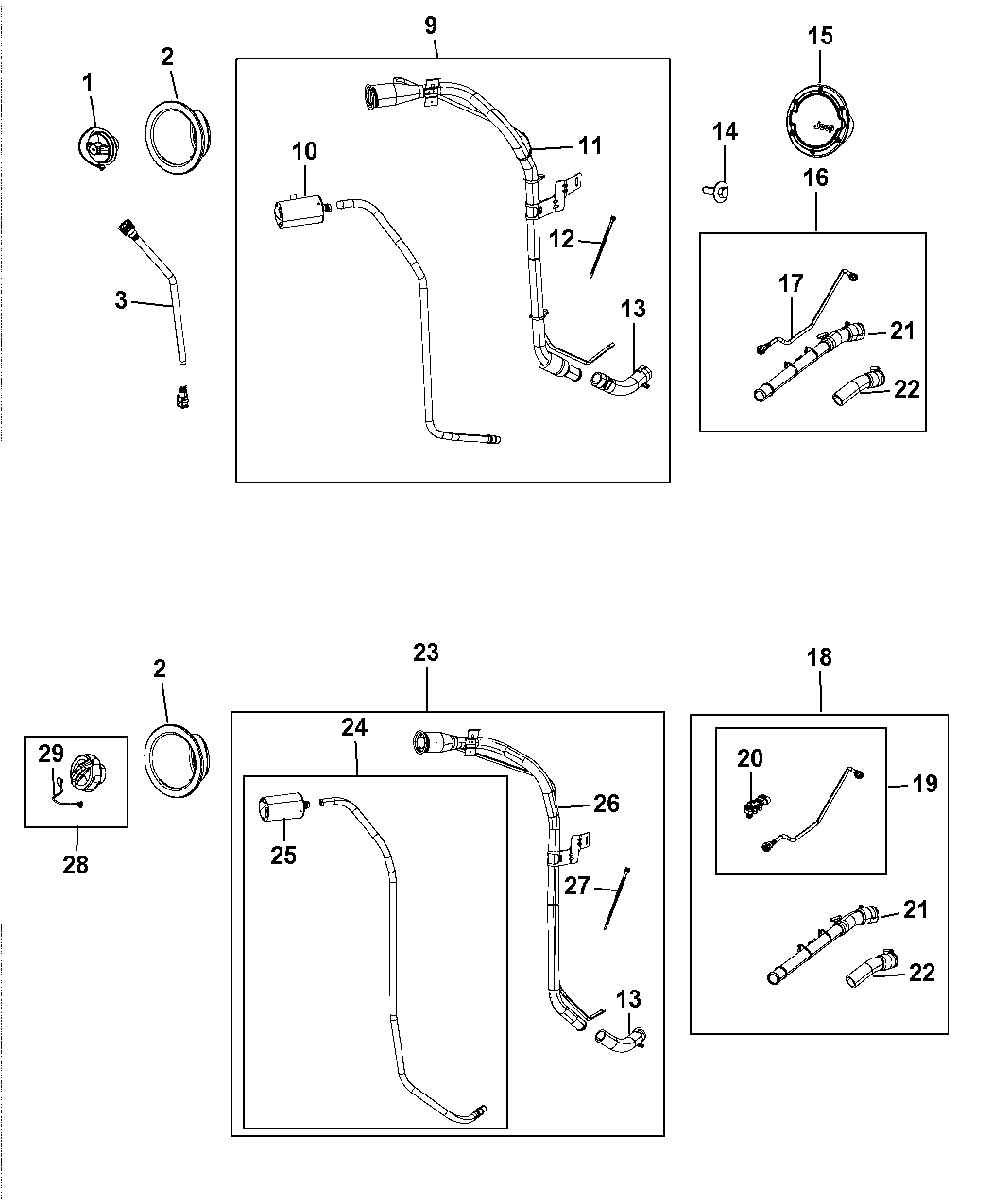 4861962AB - Genuine Mopar DETECTOR-EVAPORATIVE SYSTEM INTEGRIT