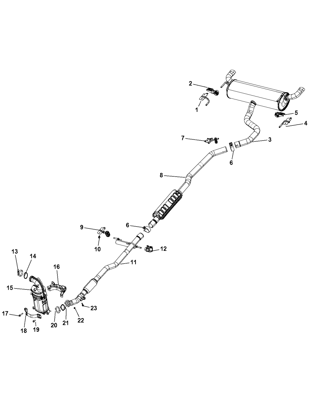 68081823AD - Genuine Mopar GASKET-EXHAUST