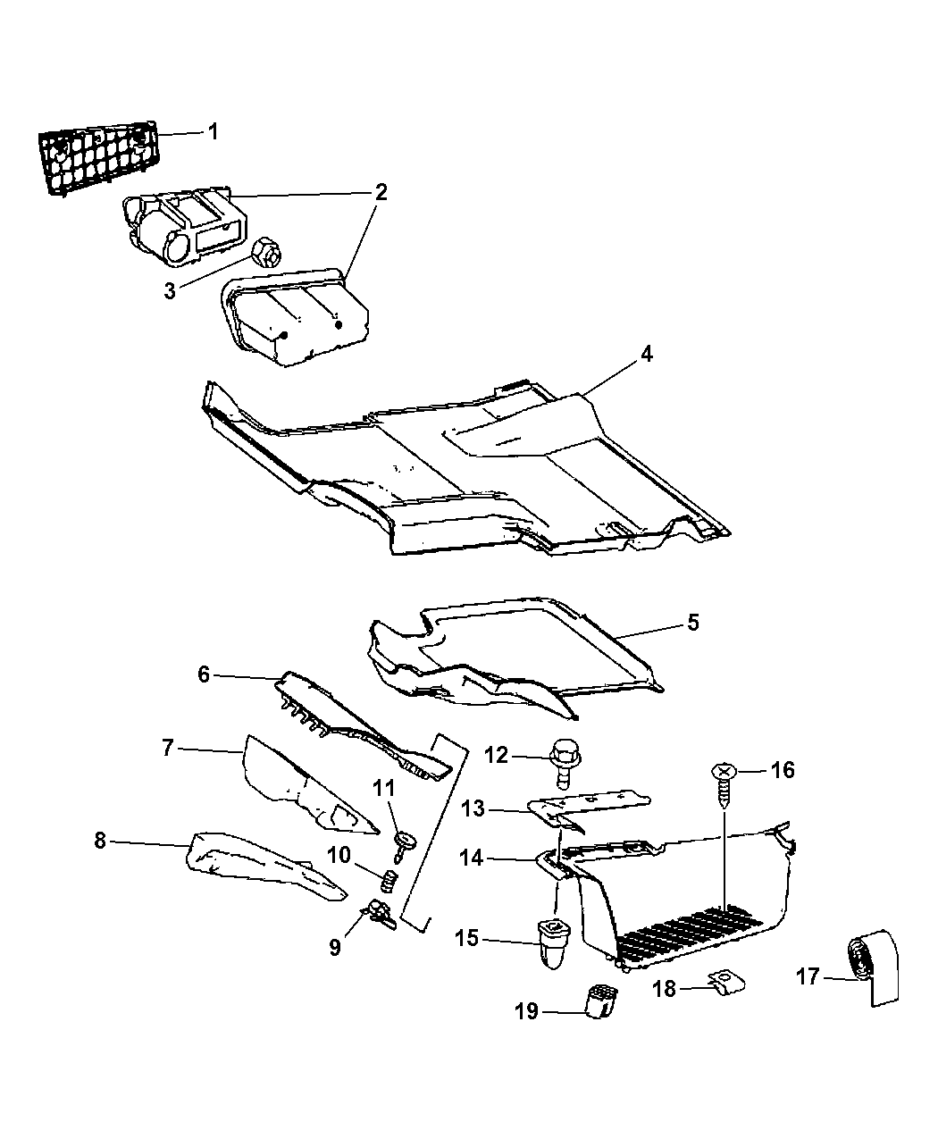 2008 Dodge Sprinter 2500 Footrest - Mopar Parts Giant