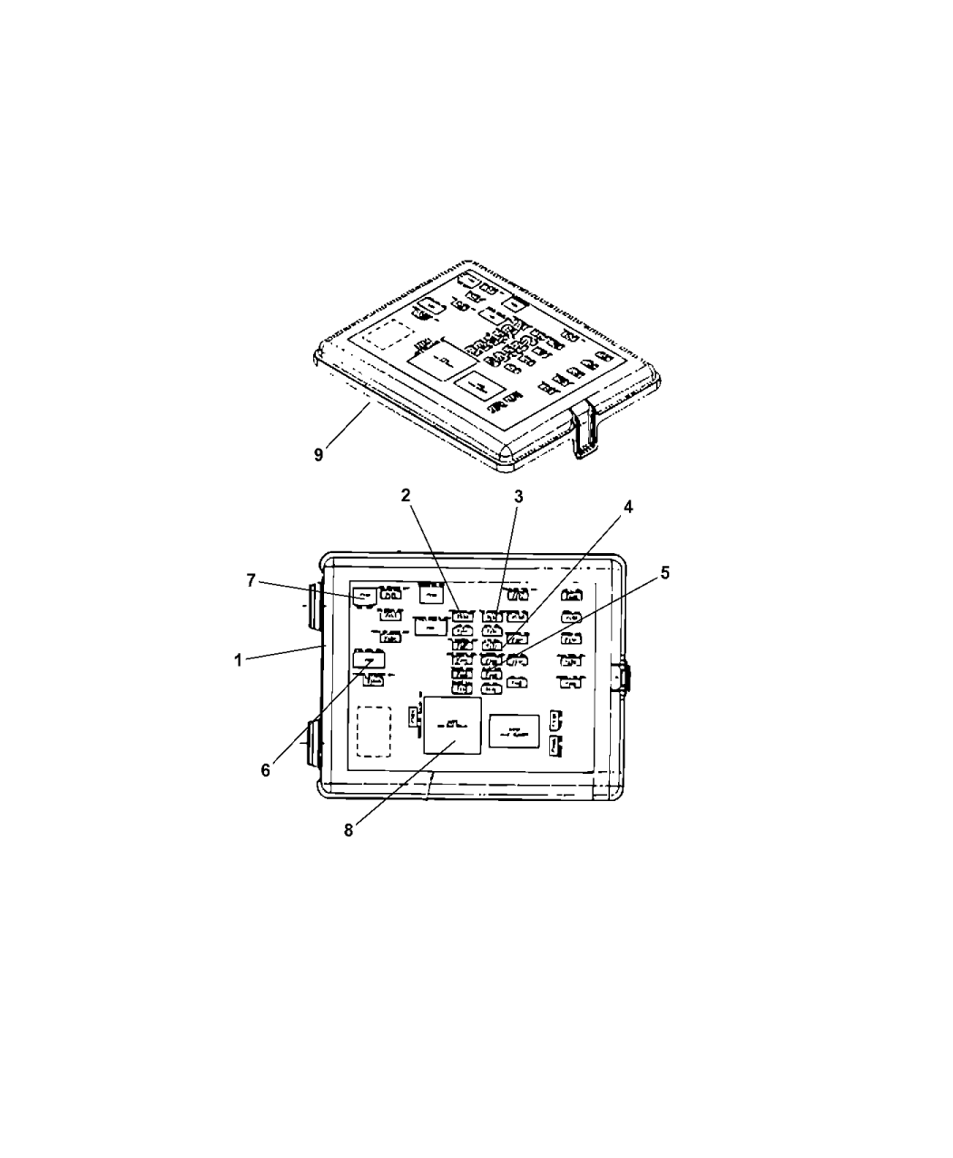 2012 Dodge Journey Power Distribution Center - Mopar Parts Giant