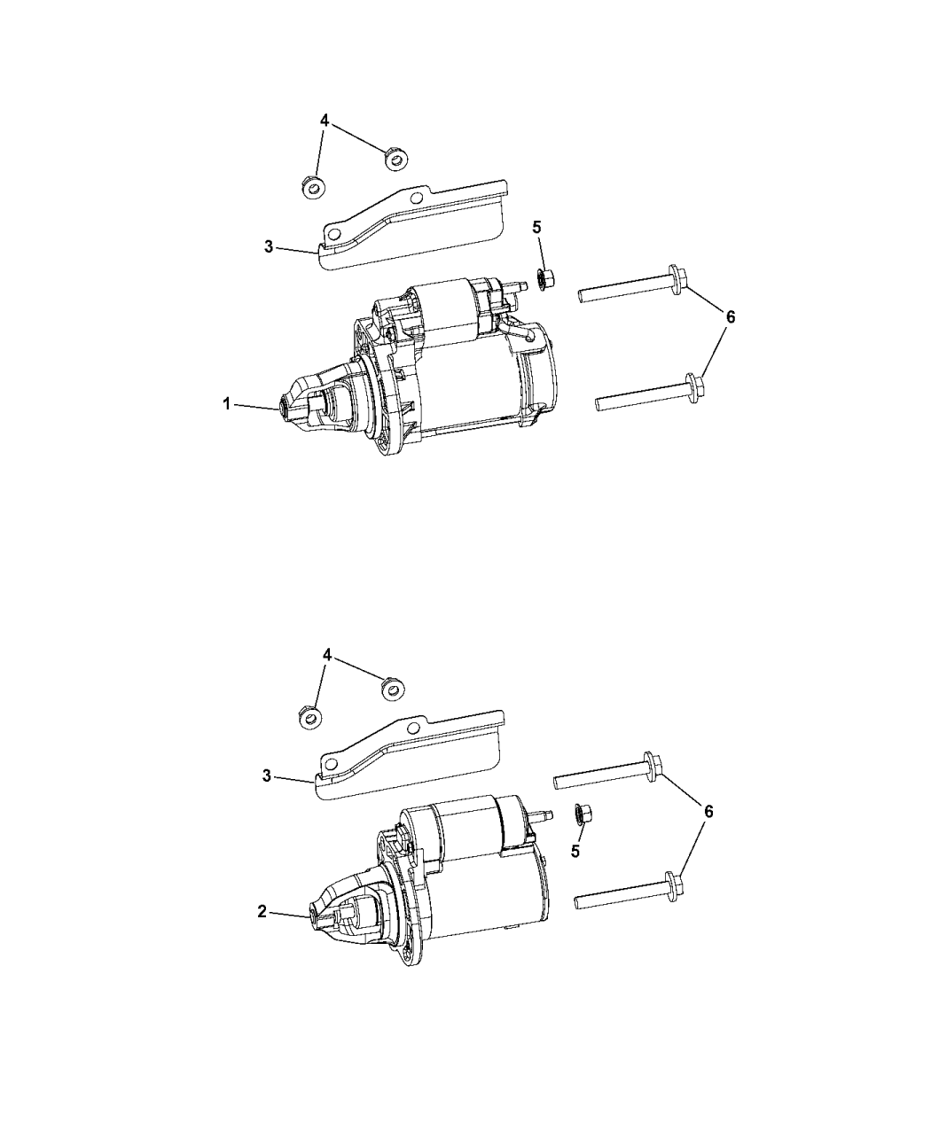 4801852AB - Genuine Mopar STARTER-ENGINE