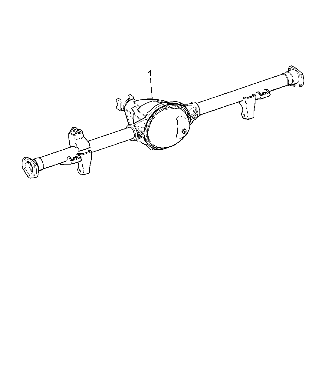 1997 Jeep Wrangler Axle Assembly, Rear - Mopar Parts Giant