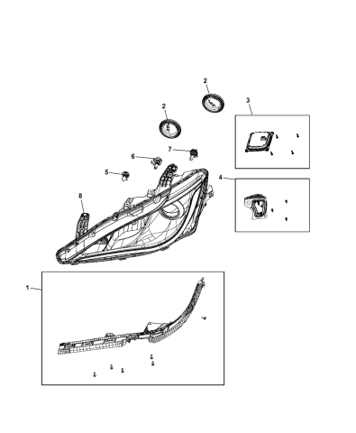 68329851AA - Genuine Mopar Kit-Led