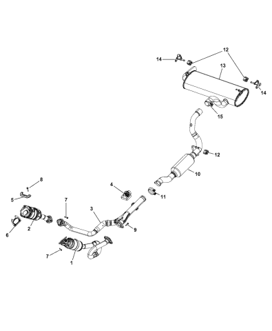 Exhaust System - 2020 Jeep Wrangler