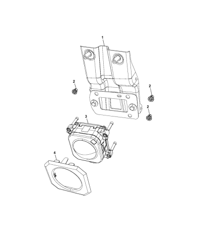 Sensor. Adaptive Cruise Control - 2017 Chrysler 200