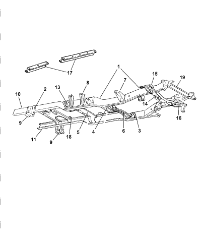 Frame - 1999 Dodge Ram 1500 Regular Cab