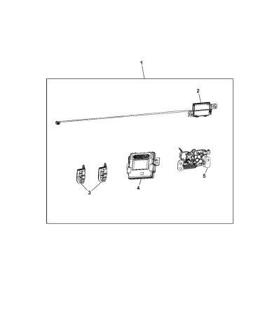4589688AE - Genuine Mopar LATCH-HOOD