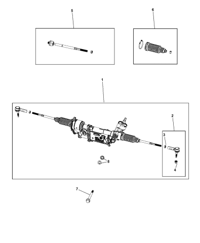 Gear Rack & Pinion - 2019 Ram 1500 New Style