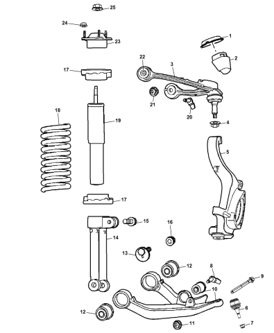 Suspension - Front - 2012 Jeep Liberty