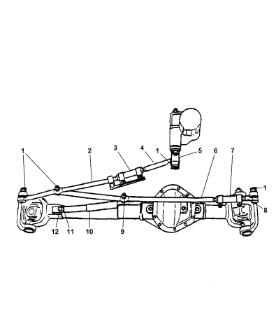 Linkage, Steering - 2004 Dodge Ram 2500