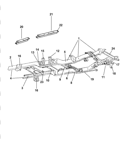 Frame - 1997 Dodge Ram 1500