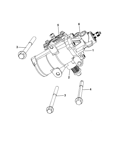 Steering Gear Box - 2008 Dodge Ram 2500