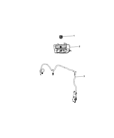 4672735AD - Genuine Mopar CAMERA-REAR VIEW