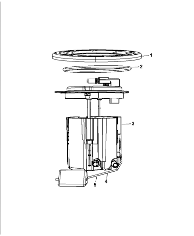 68003339AB - Genuine Mopar Fuel Pump Module/Level Unit