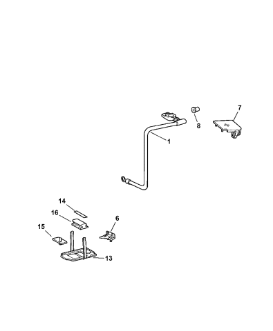 BBH6F001AA - Genuine Mopar BATTERY-STORAGE