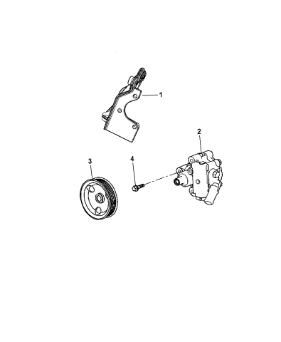 Power Steering Pump - 2007 Chrysler 300