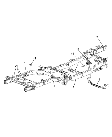 Frame - 2003 Dodge Ram 1500