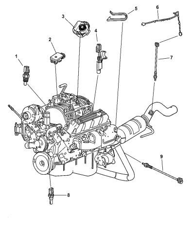 Sensors - Engine - 2001 Dodge Durango