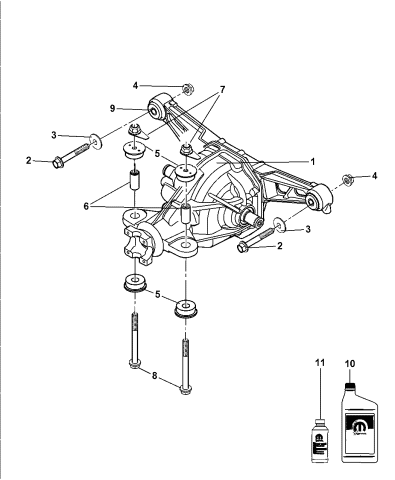 4318060AD - Genuine Mopar LUBRICANT-Axle