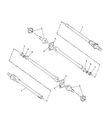 Shafts, Front Axle - 2006 Jeep Wrangler