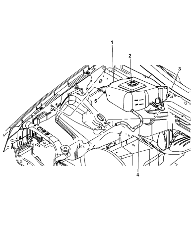 Coolant Recovery Bottle - 2010 Jeep Grand Cherokee